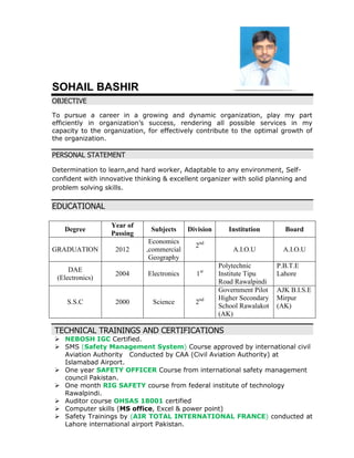 sohail cv (HSE) | PDF