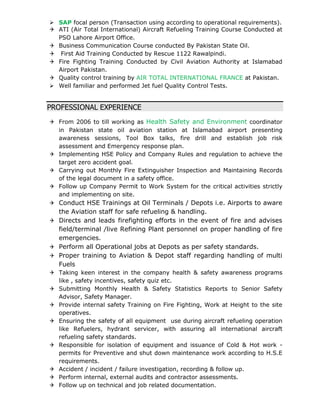 sohail cv (HSE) | PDF