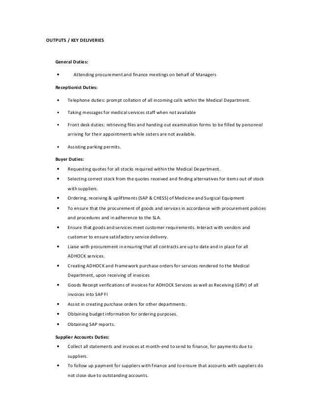 Job Description For Medical Administrator job-description-for-medical-administrator