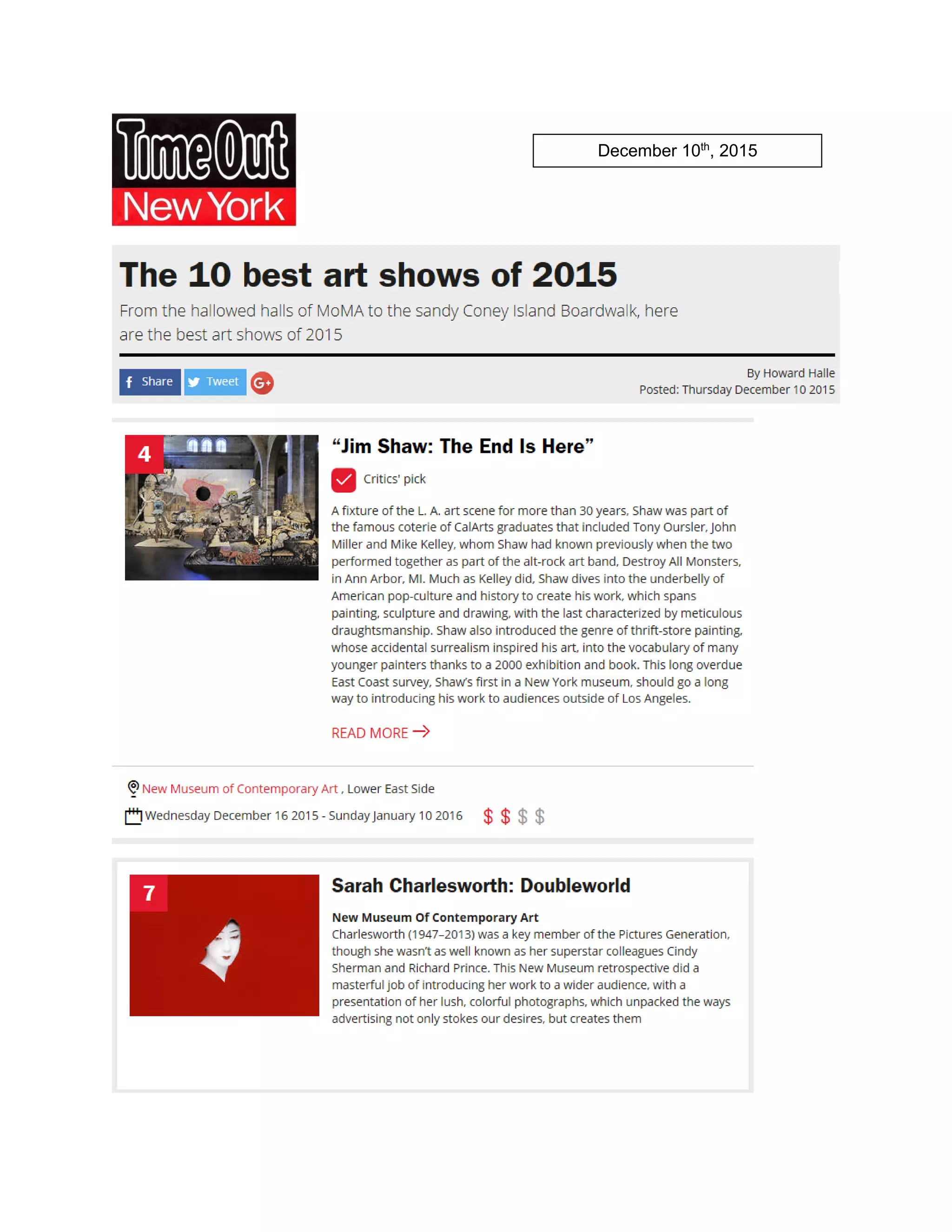 FINAL Sarah Charlesworth Press Highlights Report | PDF