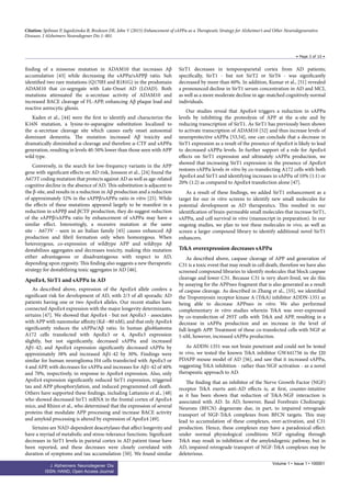 Spilman Enhancement of sAPPalpha review HAND | PDF