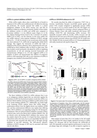 Spilman Enhancement of sAPPalpha review HAND | PDF