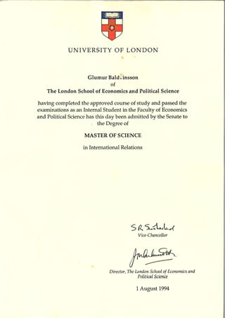 Diploma LSE | PDF