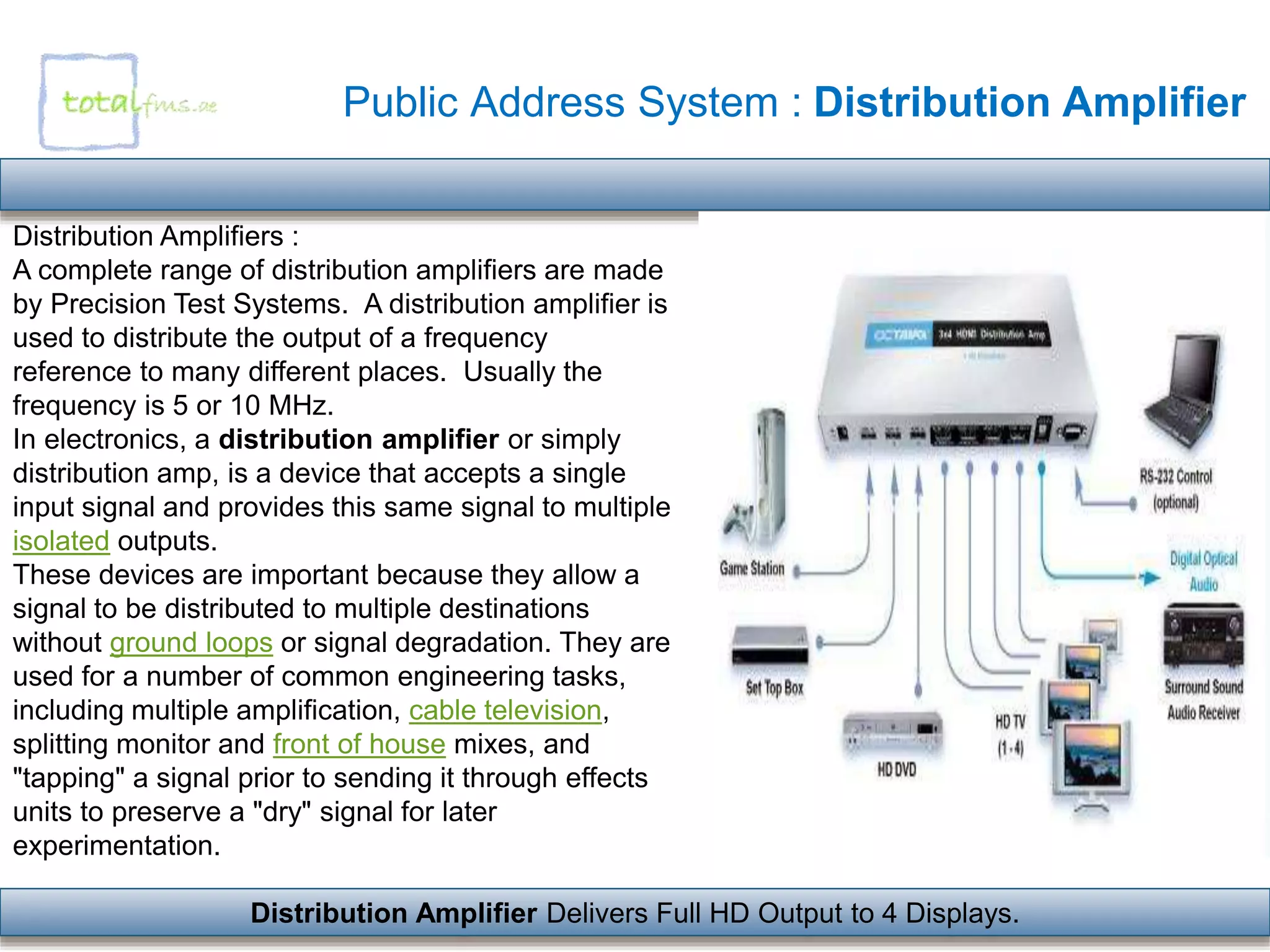 Public Address System | PPTX