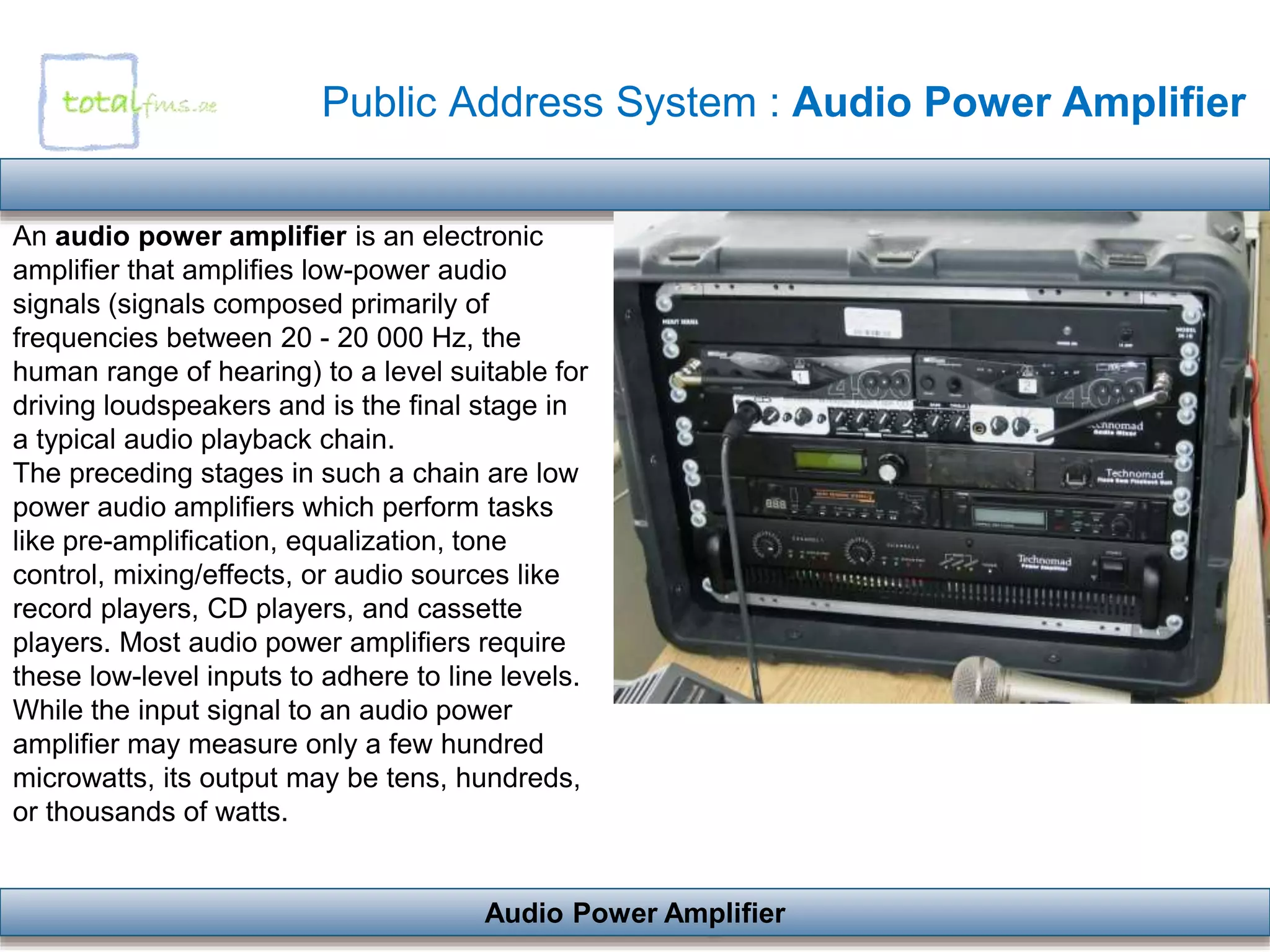 Public Address System | PPTX