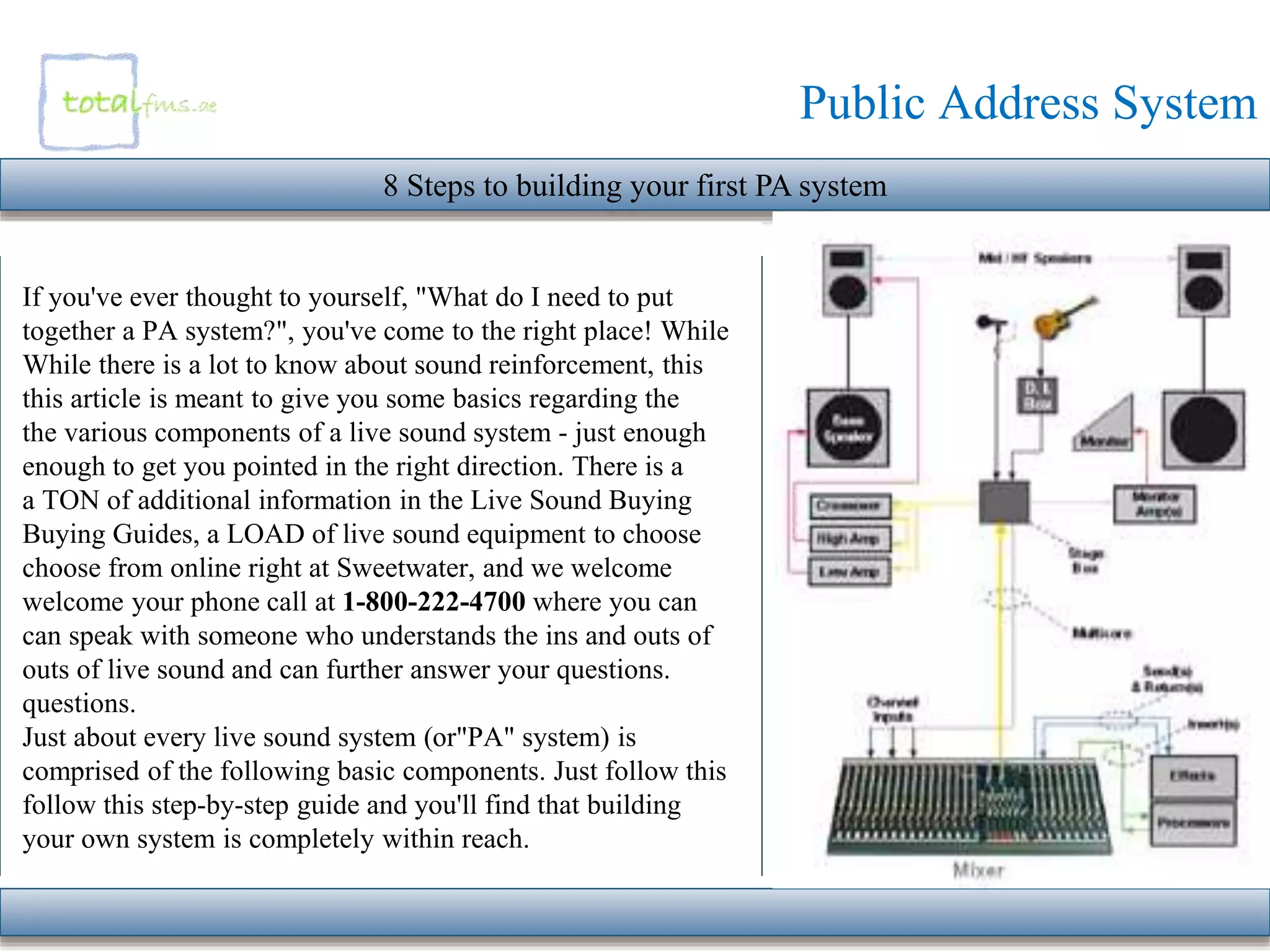 Public Address System | PPTX