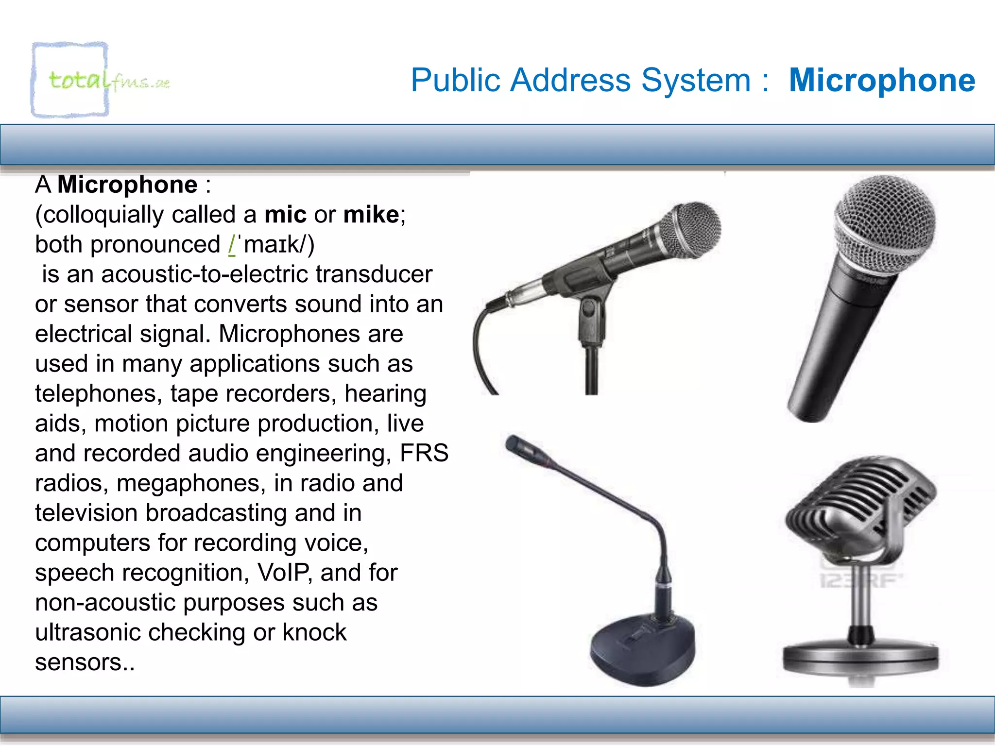 Public Address System | PPTX
