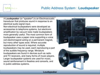 Public Address System | PPTX
