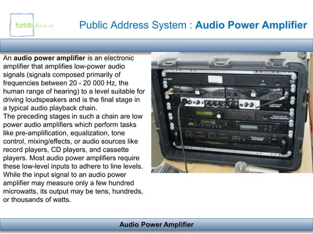 Public Address System