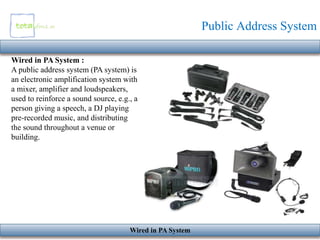 Public Address System | PPT