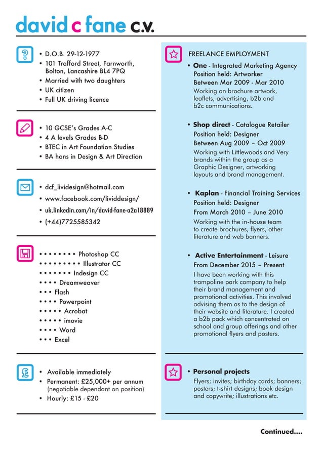 David_C_Fane_CV_2016 | PDF