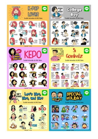 Portfolio (LINE Sticker) | PDF