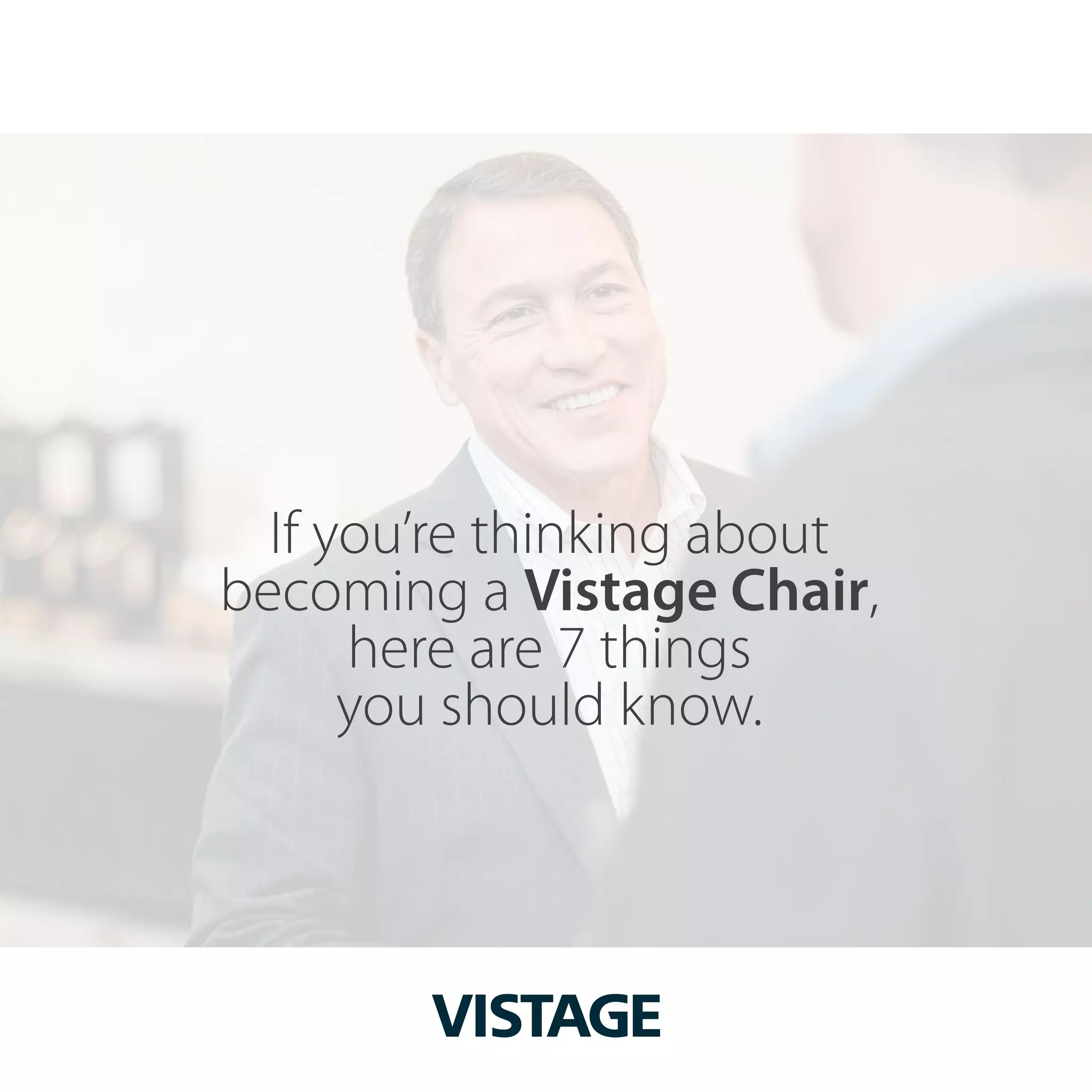 1 - Vistage Chair Brochure | PDF