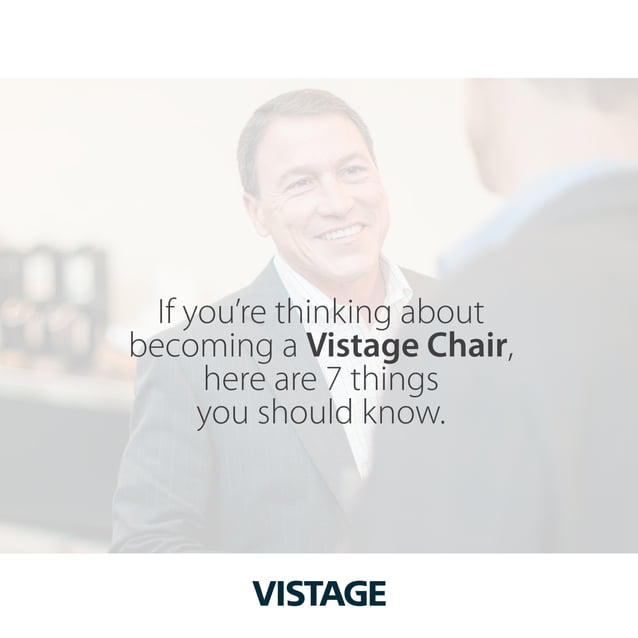 1 - Vistage Chair Brochure | PDF
