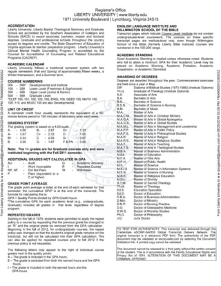 Liberty Transcripts | PDF