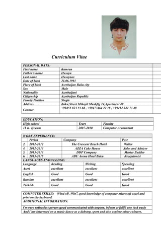 CV-Application | DOC