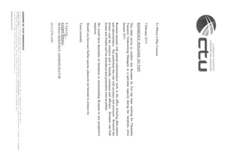 CTU - Reference Letter | PPT