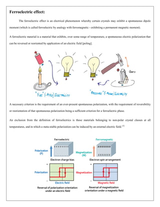 Synopsis : Bismuth Sodium Titanate ( A lead free Ferroelectric Material ...