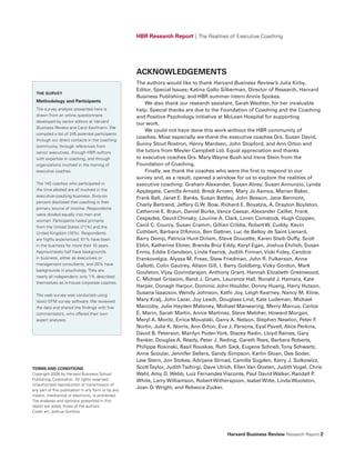 HBR Special Report on Coaching, Kauffman | PDF
