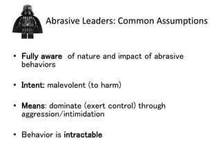 Rehabilitating the Abrasive Leader Using the Boss Whispering Framework ...