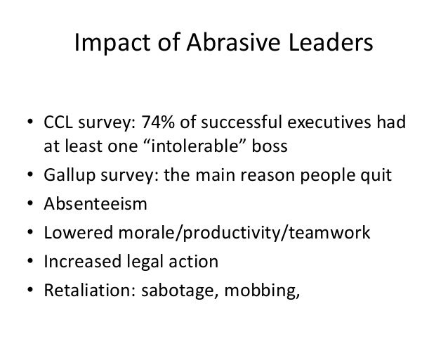 Rehabilitating the Abrasive Leader Using the Boss Whispering Framework