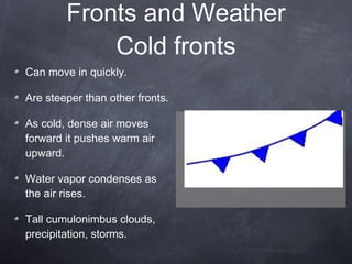 Ea 3.1 weather fronts and storms | PPT | Weather | Science