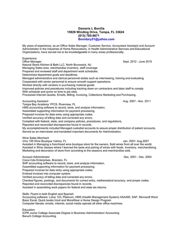 Damaris L Bonilla.docx new res | PDF