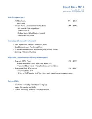 Durand CV for LinkedIn | DOCX