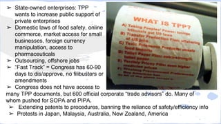 Trans-Pacific Partnership | PPTX | Political Issues & policy | Politics