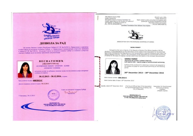 Work permit certificate | PDF