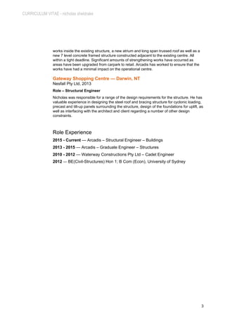 Nicholas Sheldrake_Oct2016_Arcadis CV | PDF
