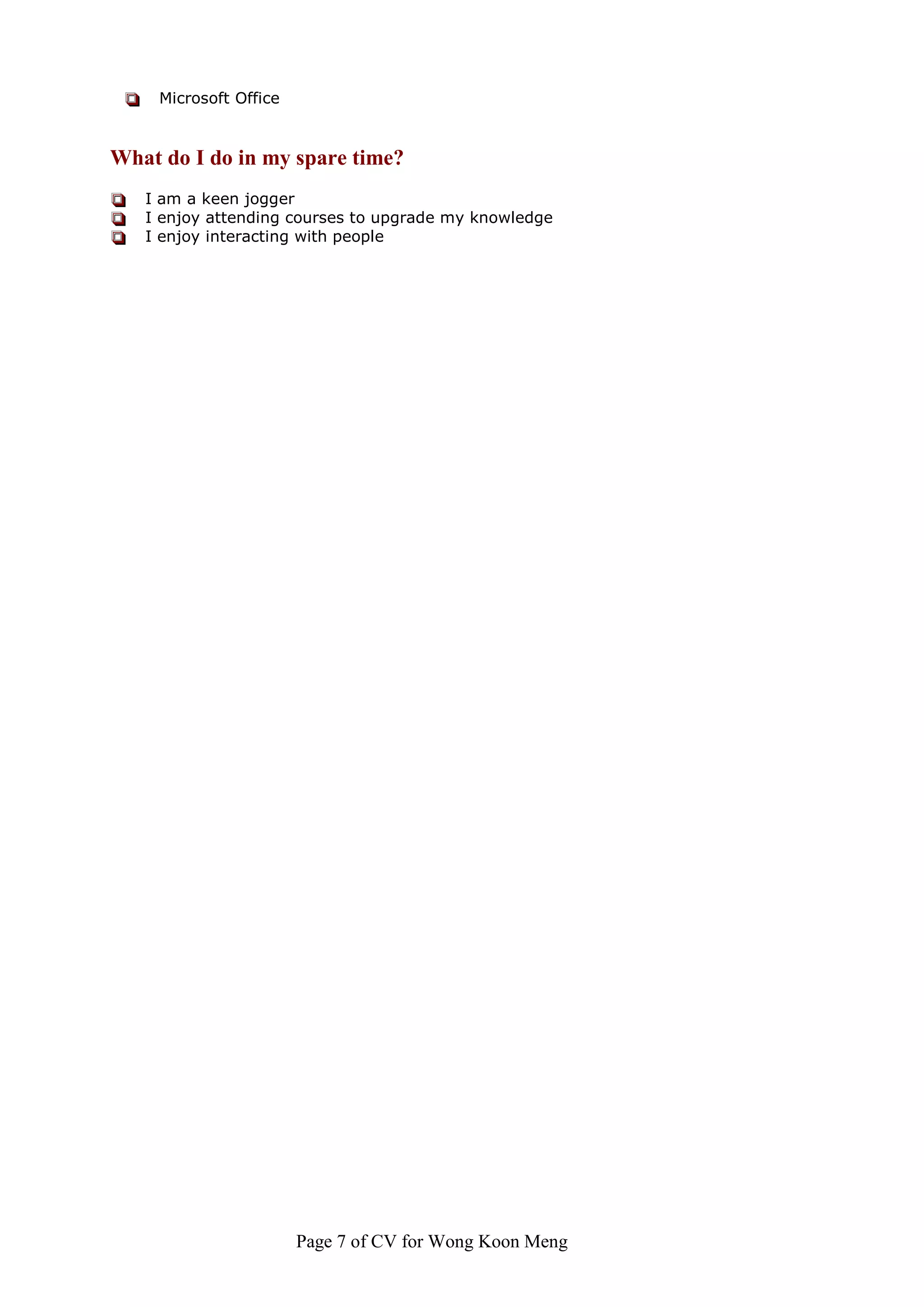 Wong KM resume 10-08-16 | PDF