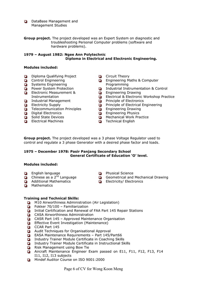 Wong KM resume 10-08-16 | PDF