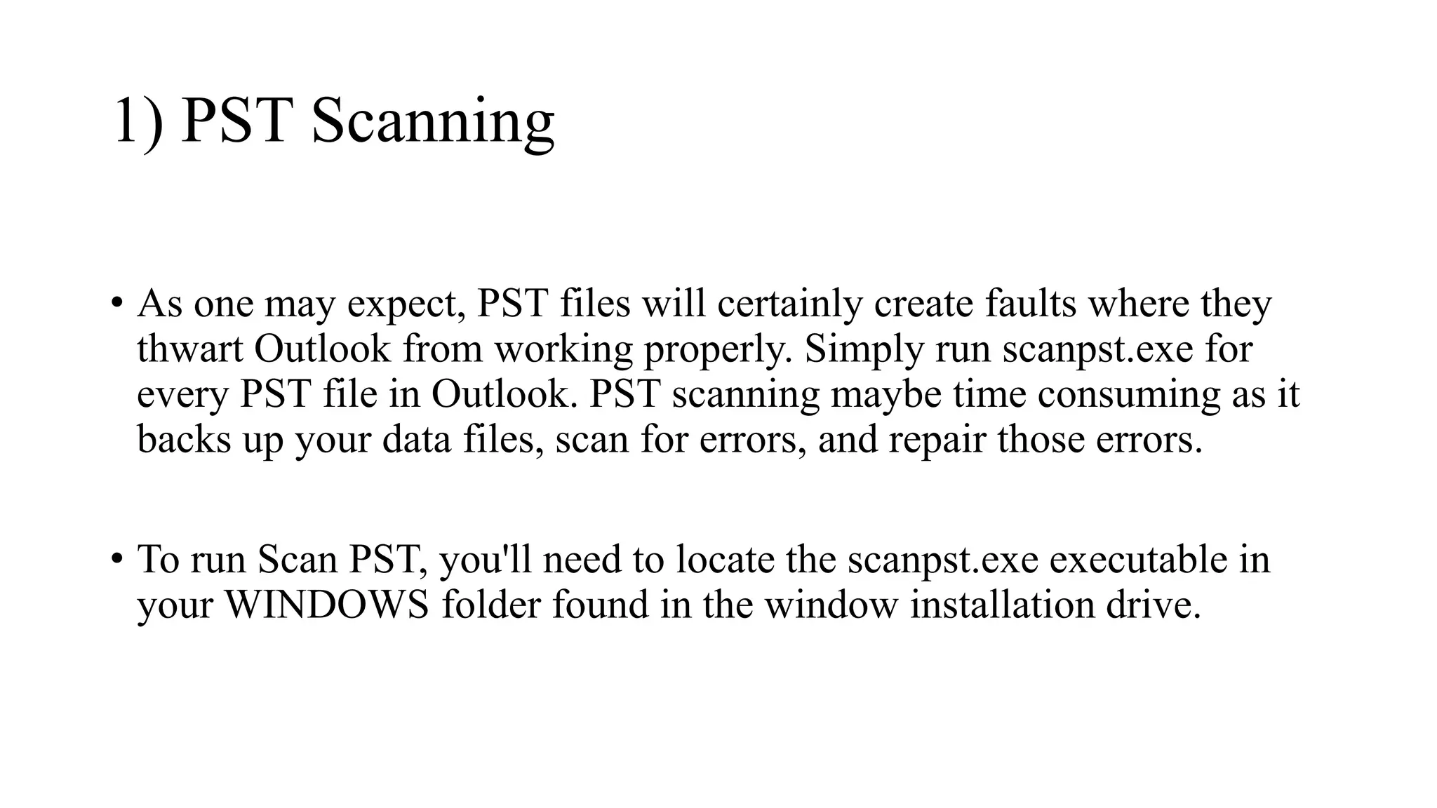 Having Issues With OUTLOOK? | PPTX