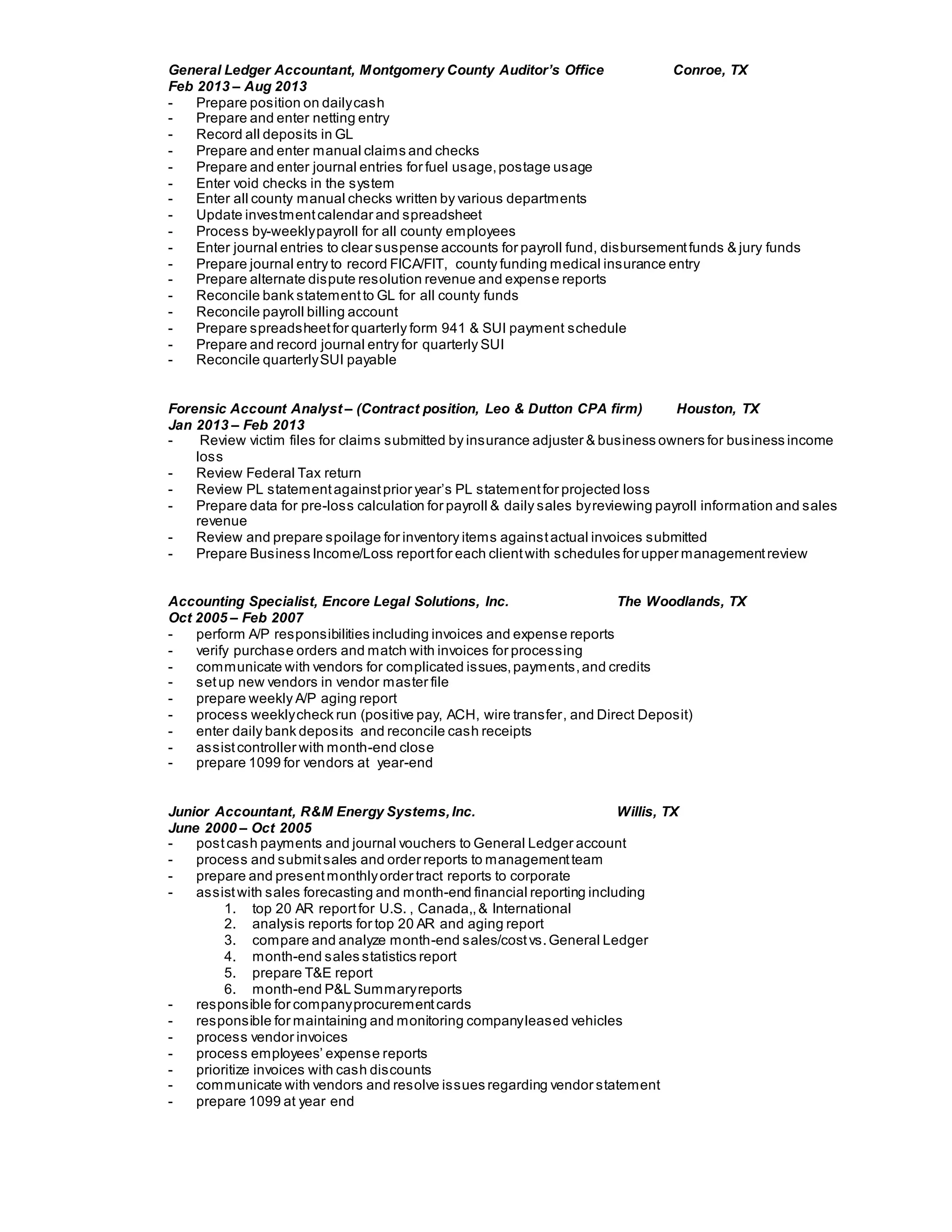 resume current updated | DOCX