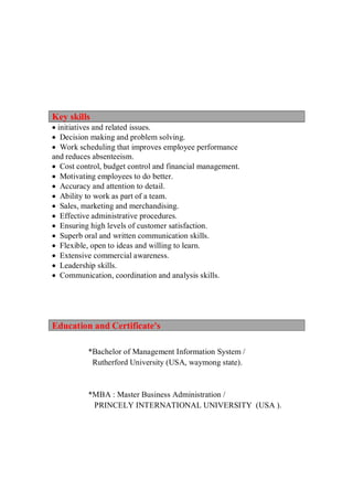 ISSA CV | PDF