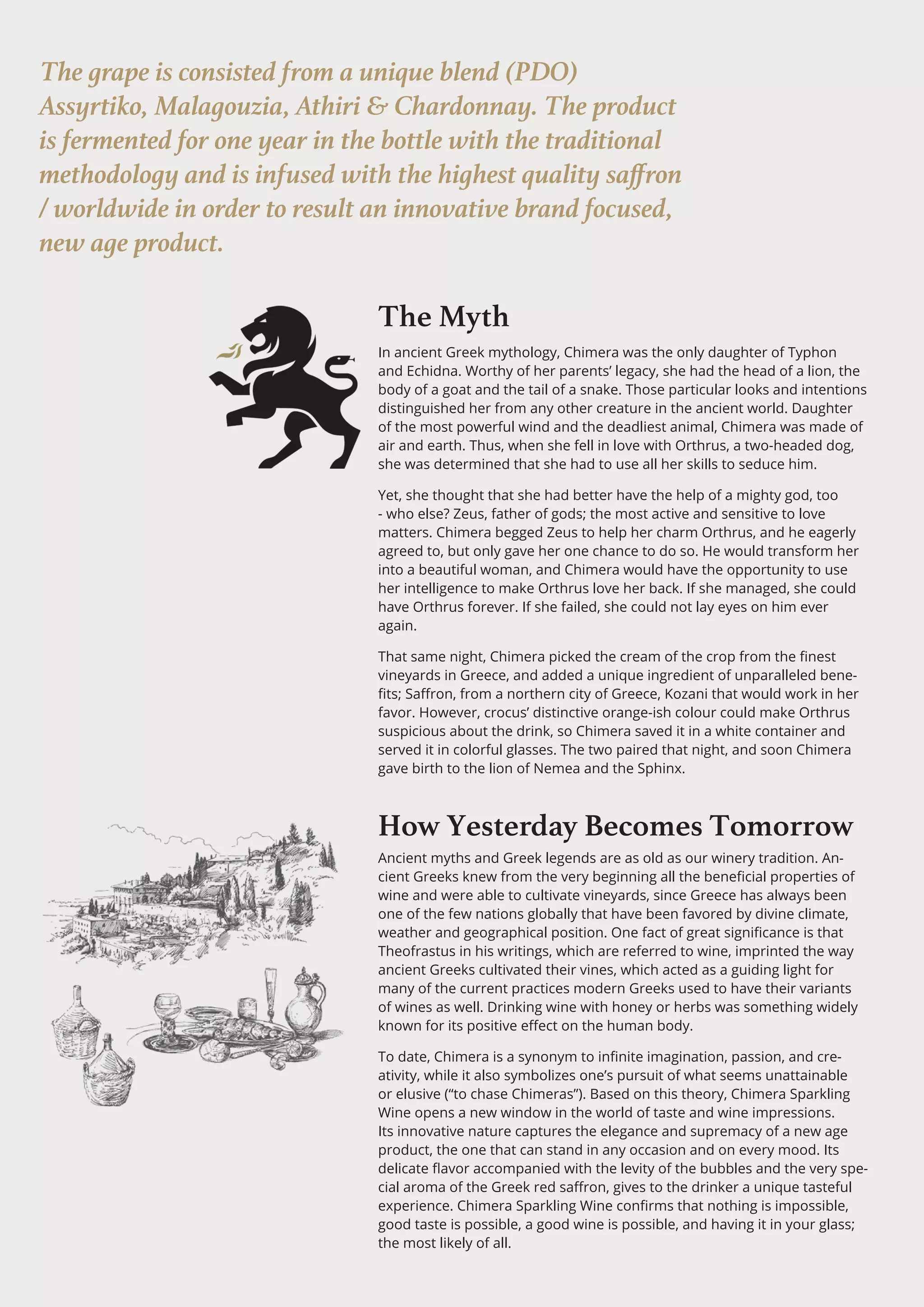 Chimera sparkling wine English | PDF