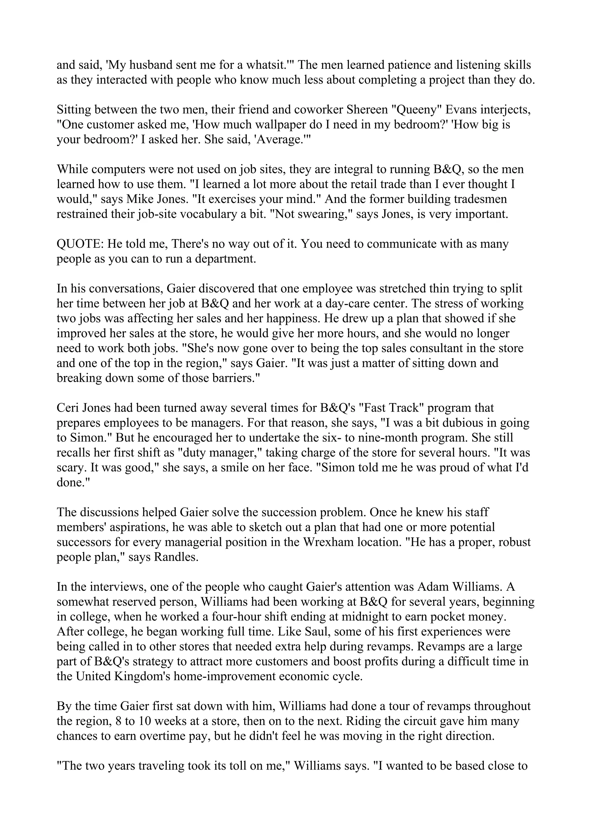 Gallup Great Manager Interview | DOC