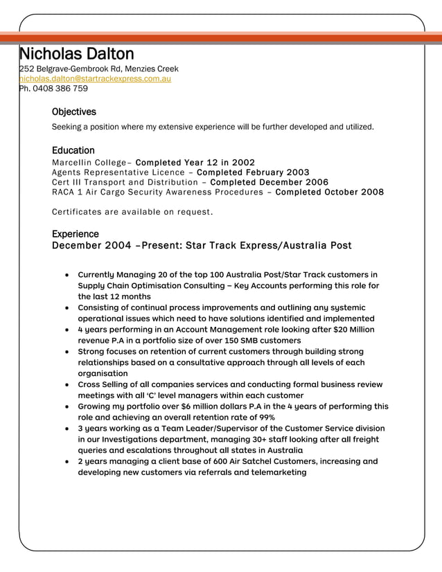 Nicholas Dalton Resume Updated | PDF