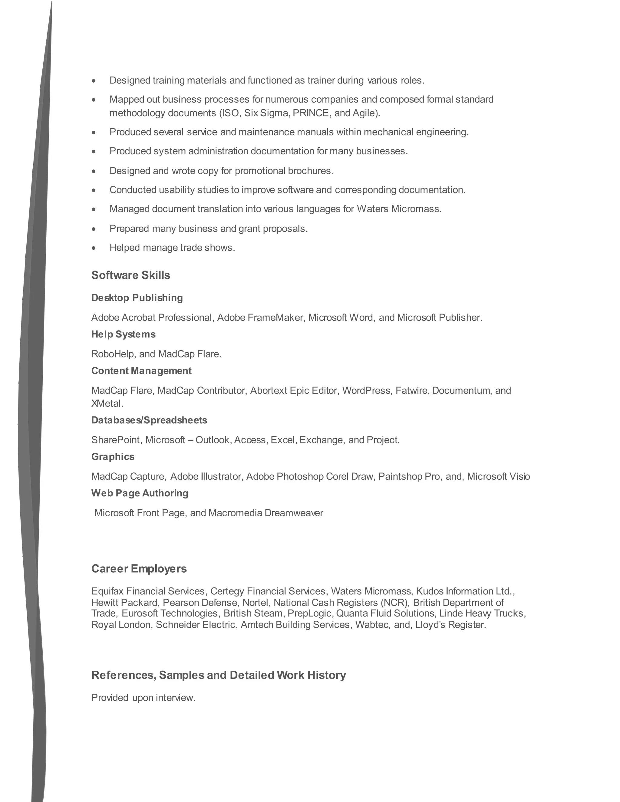John Manning CV April 2016 | DOCX