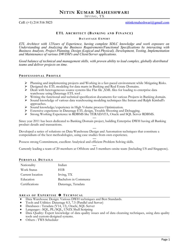 Nitin_resume | PDF