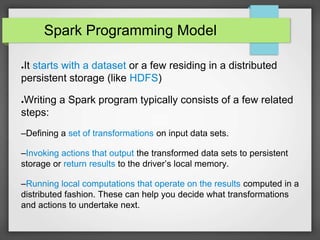 Is Spark the right choice for data analysis ? | PPT