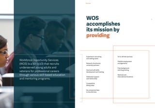 WOS Brochure | PDF | Human Resources | Business