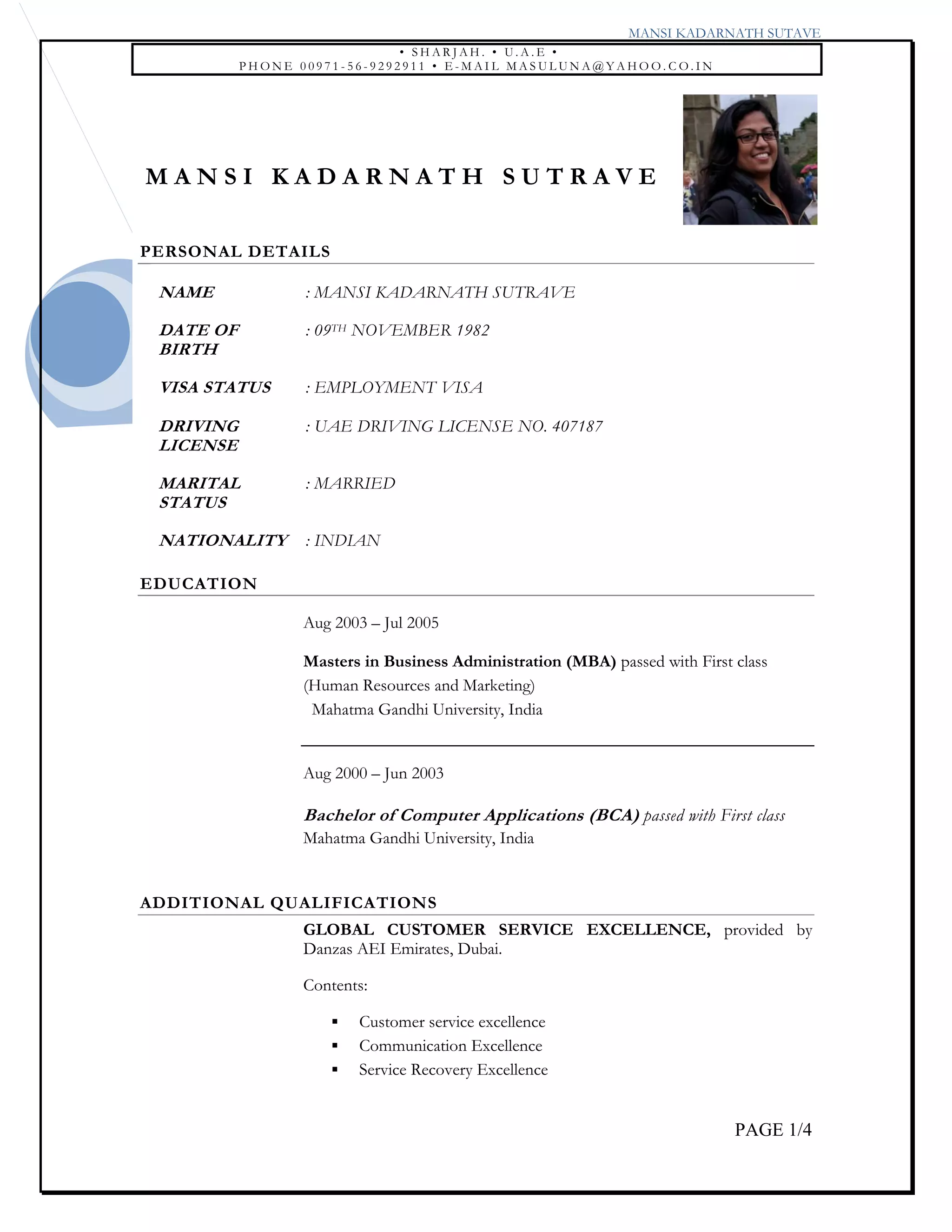 Mansi CV Updated | PDF