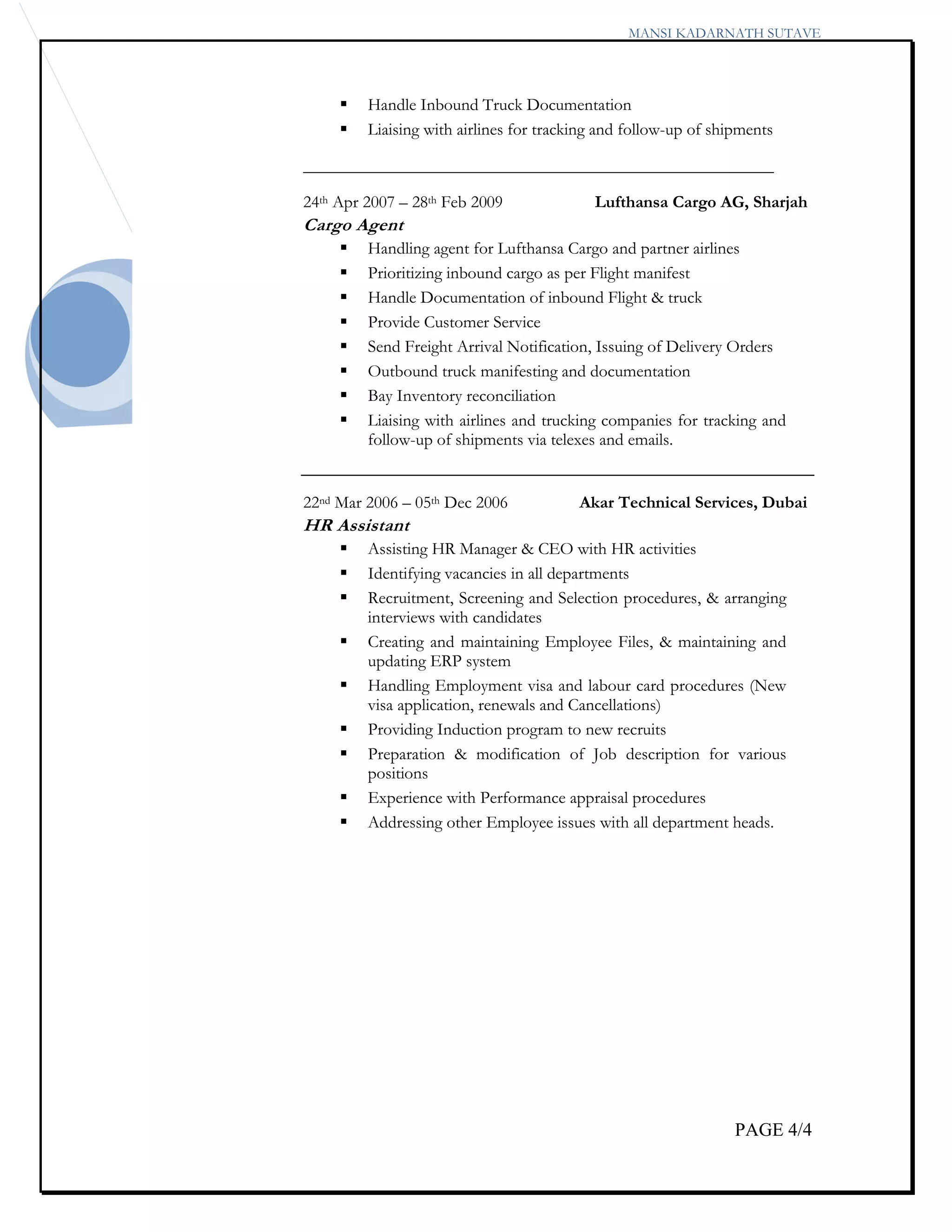 Mansi CV Updated | PDF