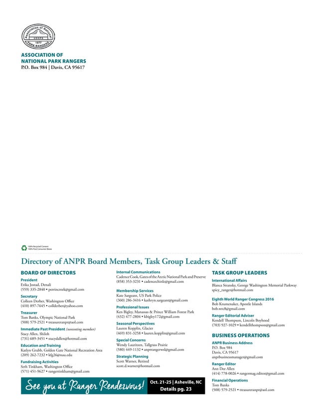 Ranger Fall 2015 | PDF