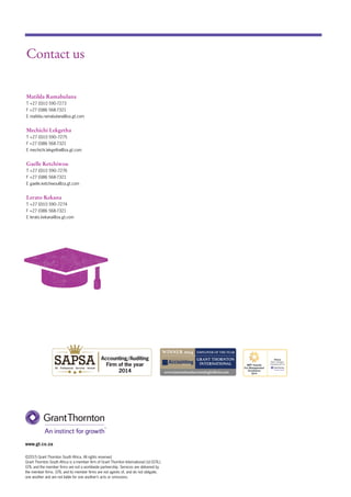 Grant Thornton Learning Institute Aug 2015 | PDF