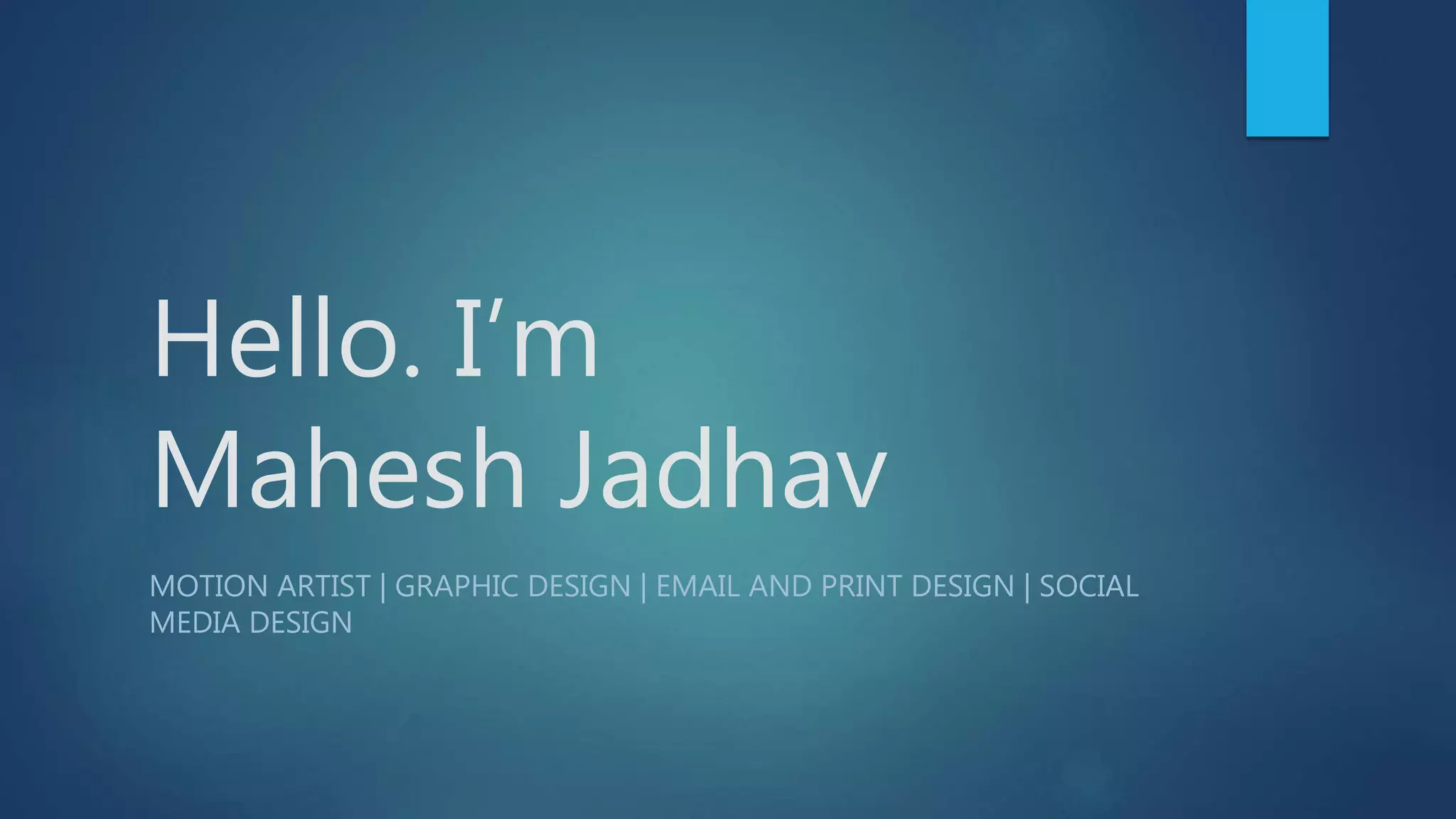 Mahesh Jadhav | PPT