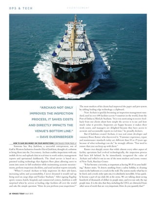 Venues Today Archaio Article July 2015 | PDF | Logistics | Business