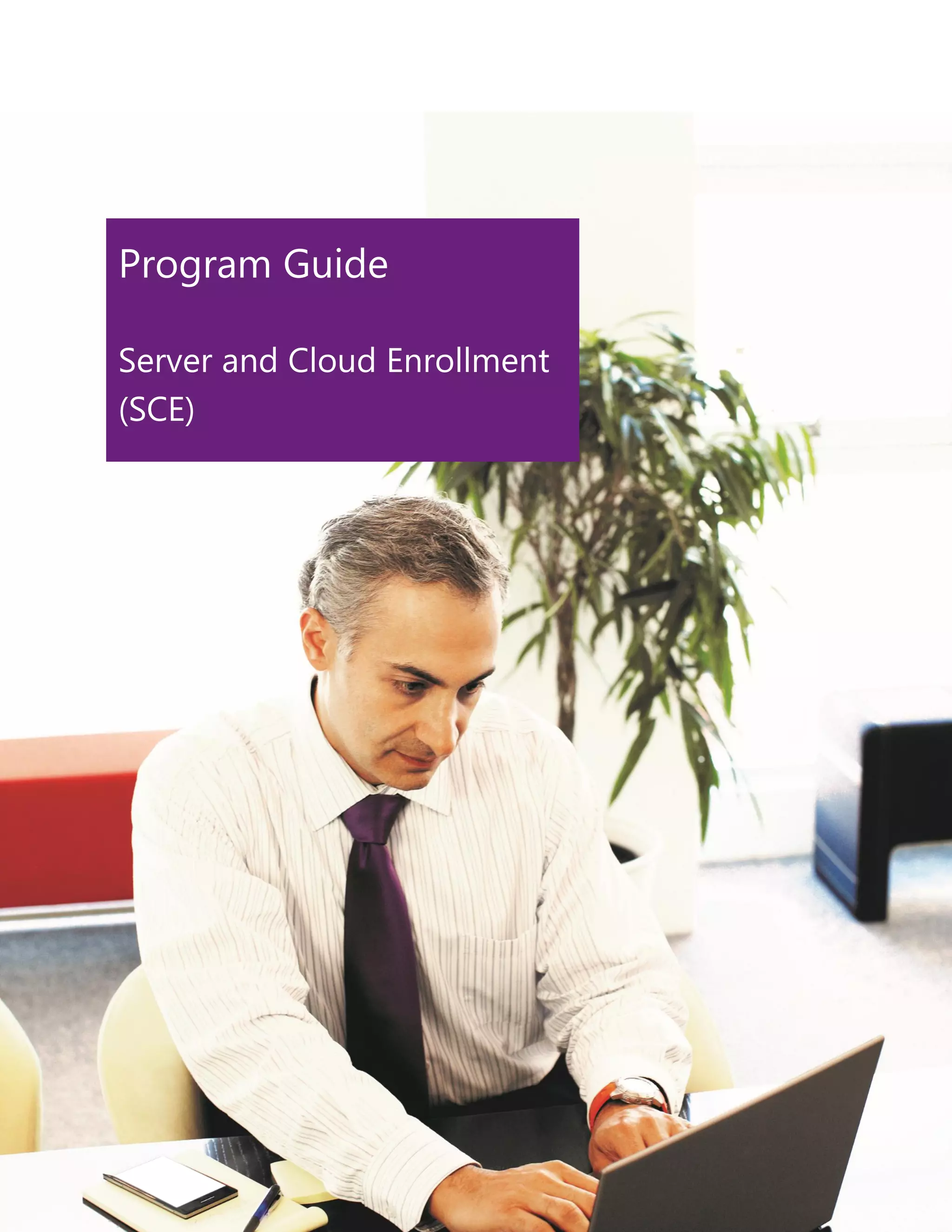 Microsoft Server and Cloud Enrollment - Program Guide | PDF